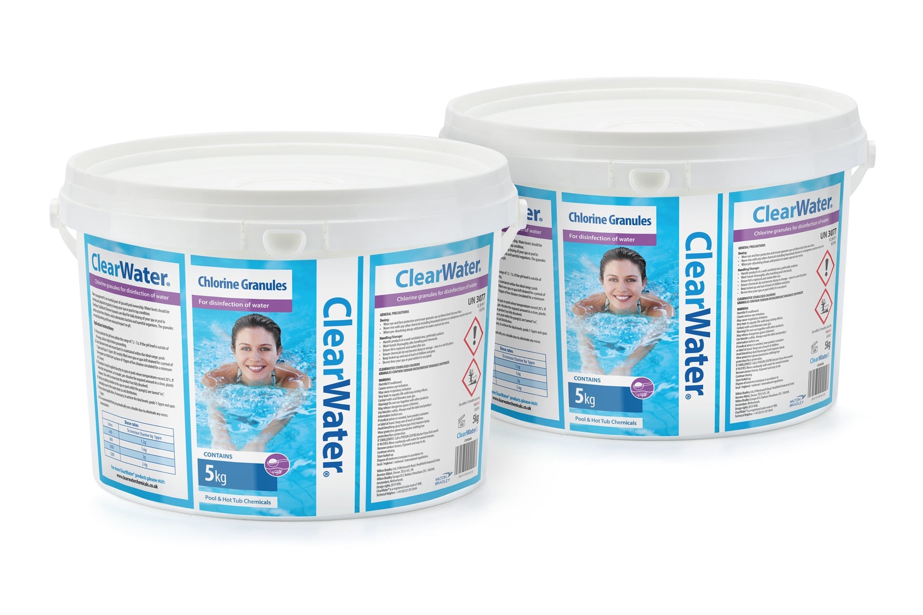 Chlorine Granules 2 x 5KG Pail | Clearwater