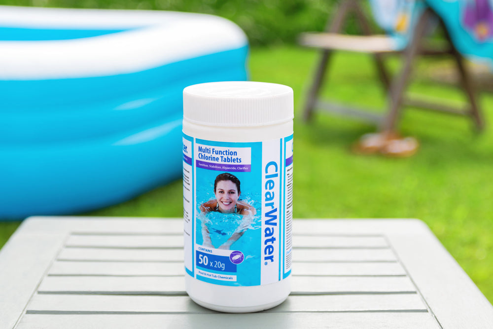 Multifunction Chlorine Tablets | Pool & Hot Tub Chlorine | Clearwater